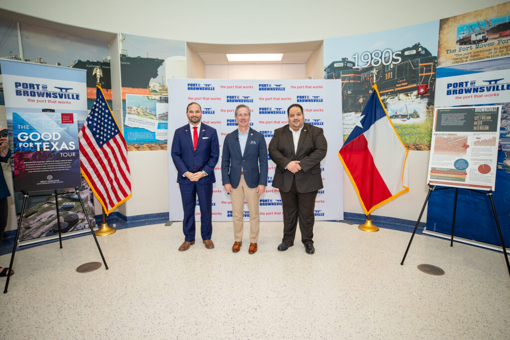 Acting Texas Comptroller Kelly Hancock Presents Port of Brownsville ...
